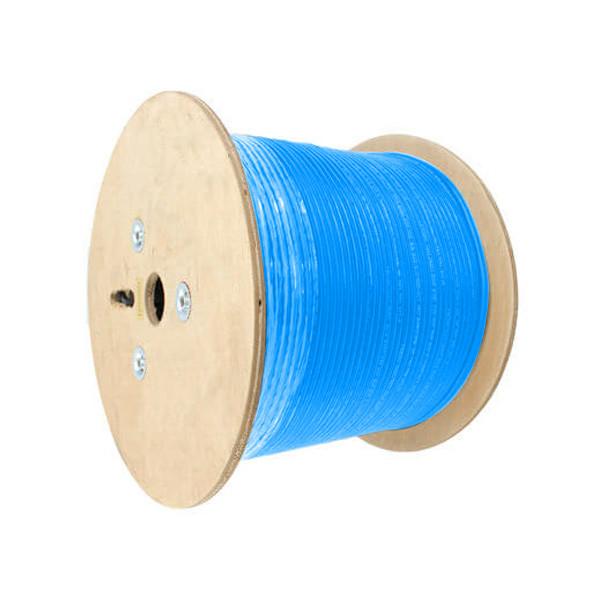 Quality 1Gbps FTP CAT6 Cable Blue 1000FT 23AWG Solid Bare Copper Network Cable for sale