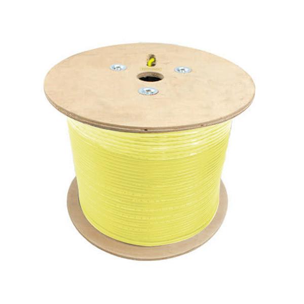 Quality 250MHz Cat6 FTP LSZH 23AWG 1000FT Yellow Cable 1000Mbps Shielding Network Cable for sale