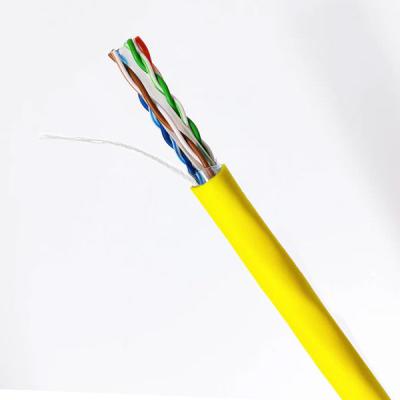 China 500MHz 23AWG UTP CAT6A kabel PVC kabel 1000FT CMP-LP 0.5A voor netwerkoverdracht for sale