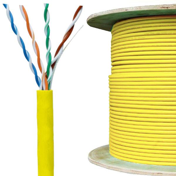 Quality LSZH UTP CAT6A Cable AXT PASSED CPR B2ca Ethernet Cable 23AWG 500MHz 1000Ft for sale