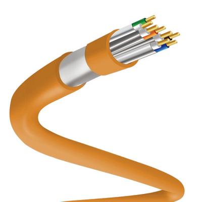 Cina CAT8 FFTP Cavo a giacca di PVC arancione per 22AWG 40Gbps Cavo per Data Center in vendita