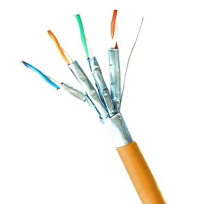 Cina CAT8 FFTP Cavo a giacca di PVC arancione per 22AWG 40Gbps Cavo per Data Center in vendita
