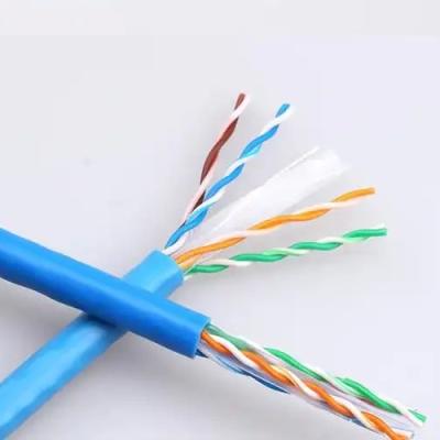 China 1000ft Bulk UTP Cat6A Ethernet Cable 23AWG Solid Copper 10Gbps 500MHz PVC Jacket for sale