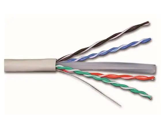 Quality 23AWG Copper Conductor Cat6 SFTP Cable PVC Jacket for 10Gbps High-Speed Data Transmission for sale