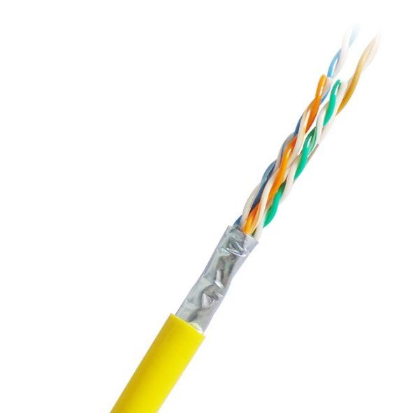 Quality Data Transfer SFTP CAT6 Cable with LSZH Jacket Material and 250MHz Maximum for sale