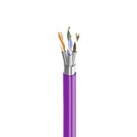 China ITI-LINK CAT8 FTP LAN Cable 50m 2000MHz 40Gbps with Purple LSZH Jacket for sale