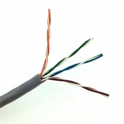 China 1000FT CAT5E UTP 24AWG Plenum Rated PVC Jacket Cable Ethernet de alta velocidad para venta al por mayor en venta