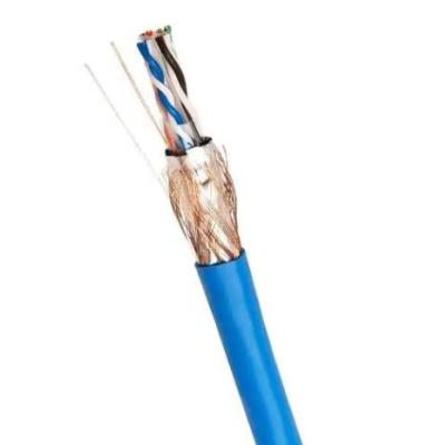 China Transferencia de datos segura con cable SFTP Cat6A de frecuencia de 500 MHz y material de conductor de cobre en venta
