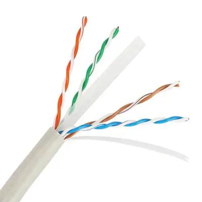 China Cable CAT5E UTP LSZH Blanco Conectividad de Red Confiable de Alta Velocidad para Pedidos al Por Mayor en venta
