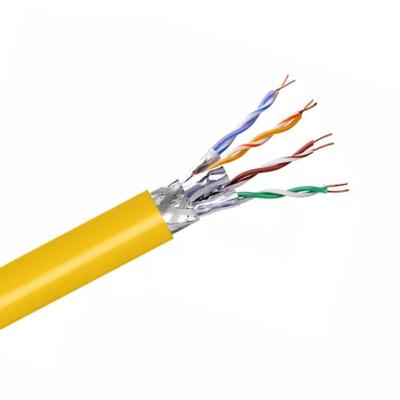 Cina CAT8 SFTP rame solido LSZH giallo per reti industriali in vendita