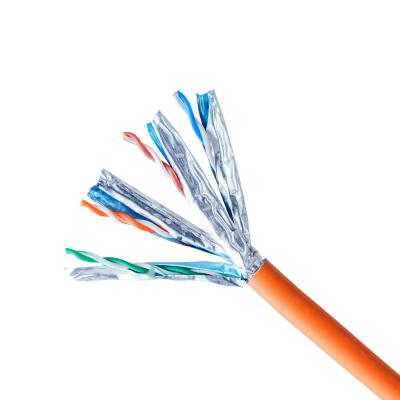 China Cat7 SFTP LSZH Cable 23AWG 600MHz 10Gbps for High Speed Internet Batch Sale for sale
