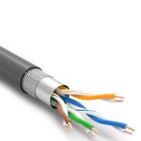 China CAT5e SFTP Shielded LAN Cable LSZH 24AWG Solid Copper for Data Center & Industrial Network for sale