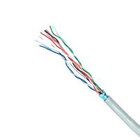 China CAT5E FTP Cable Shielded LAN Cable Solid Copper LSZH Data Center Industrial Network Cable Grey for sale