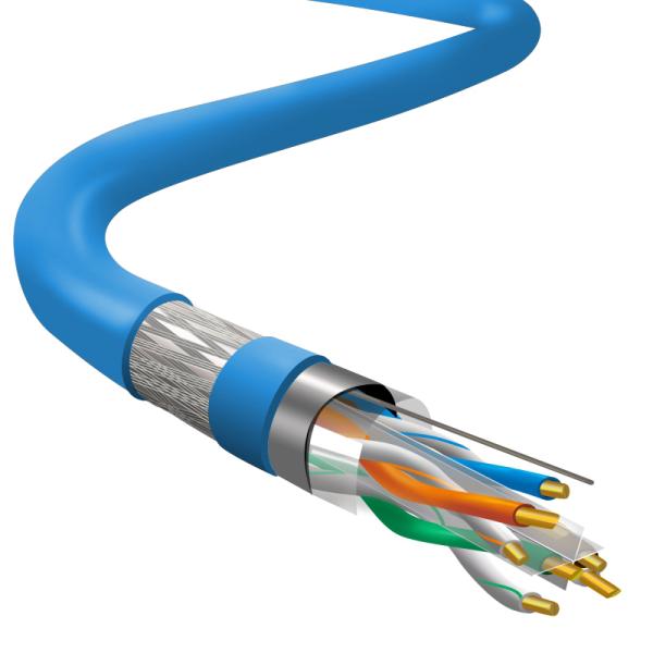 Quality CAT6 SFTP Ethernet Cable PVC Jacket  Copper Conductor for High-Speed Data Transfer for sale