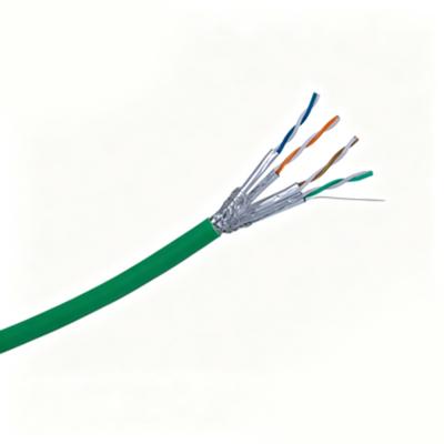 China CAT7A SFTP Shielded LAN Cable 1000MHz LSZH Solid Copper for Data Center and Industrial Networks for sale