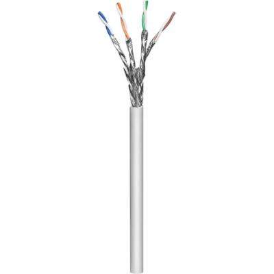 China CAT7 SFTP Cable 23AWG Solid Copper PVC/LSZH Shielded LAN Cable for Data Center for sale