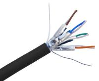Quality CAT6A UTP Ethernet Cable 1000ft 23AWG Solid Copper 10Gbps Speed 500MHz Bandwidth for sale
