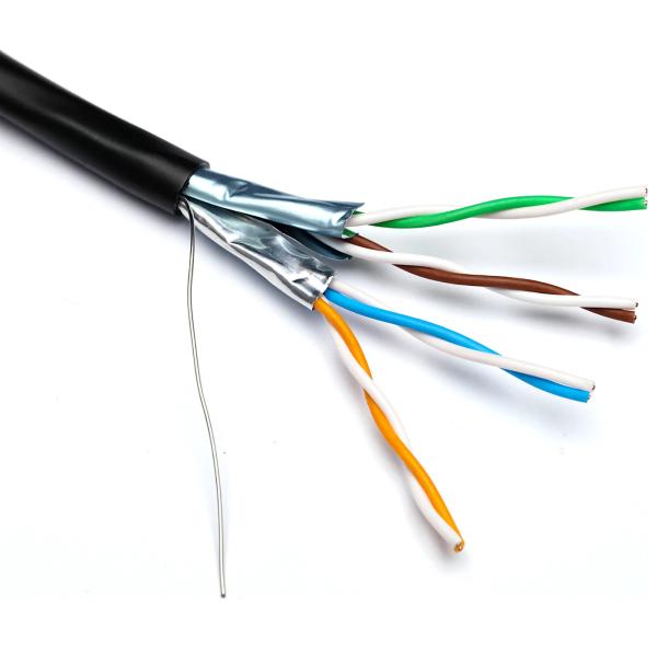 Quality CAT6A UTP Ethernet Cable 1000ft 23AWG Solid Copper 10Gbps Speed 500MHz Bandwidth for sale