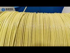 CAT6 1000FT Cabo Ethernet não blindado 23AWG 4P PVC amarelo sólido