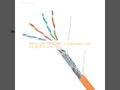 100MHz 500Ft CAT5E Cable SFTP 24AWG con chaqueta LSZH naranja Precio al por mayor disponible