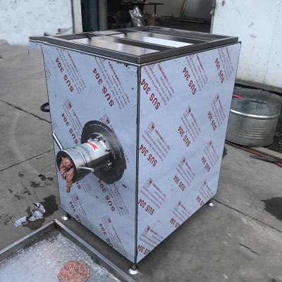 Cina Smerigliatrice della tritacarne del miscelatore della tritacarne congelata pollame 500kg/H 5.5kw in vendita