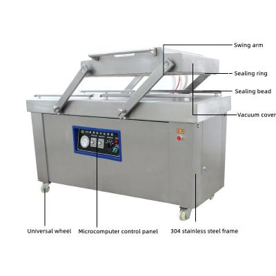 Cina Salsiccia della carne 3KW che fa la macchina della sigillatura sotto vuoto dell'alimento del pollo della macchina 304ss in vendita