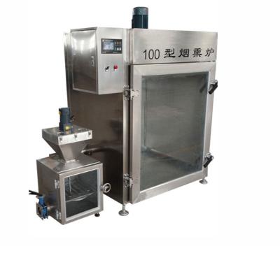 Cina Pesce caldo e freddo in lotti 100kg che fuma Oven Sausage Chicken Smoke Machine in vendita