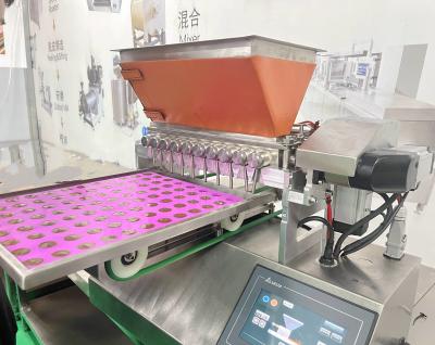 China PLC Suikergoed die Machinesss304 tot Chocolade maken Kleverige Depositeurmachine Te koop