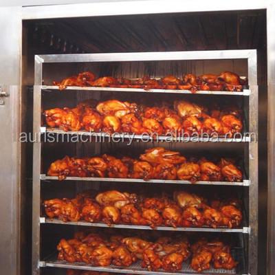 Cina forno dell'affumicatoio della salsiccia della macchina 100kg/H del fumatore della carne di 100kg Bacth in vendita
