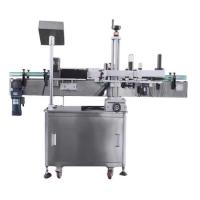 China Automatic sticker bottle labeling machine bottle label applicator for plastic glass containers for sale