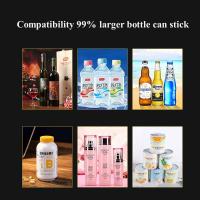 China Automatic sticker bottle labeling machine bottle label applicator for plastic glass containers for sale