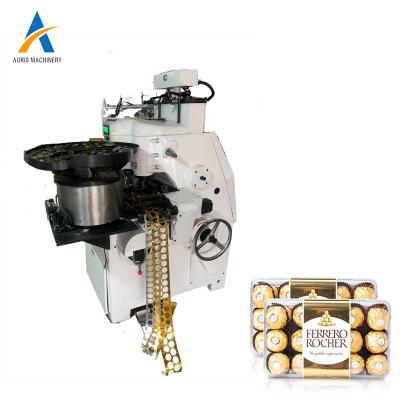 Cina Macchina di fabbricazione di cioccolato della macchina avvolgitrice del cioccolato della moneta di oro macchina imballatrice completamente automatica di alta efficienza in vendita