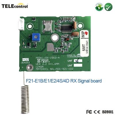Cina Controllo remoto della gru F21-E1 F21-E2 F21-E1B PCB del segnale della scheda di frequenza del ricevitore in vendita
