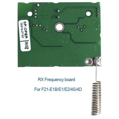 Cina Controllo remoto della gru F21-E1 F21-E2 F21-E1B PCB del segnale della scheda di frequenza del ricevitore in vendita