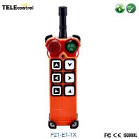 China telecontrol 6 single speed pushbuttons crane remote controller A21-E1 Transmitter for sale
