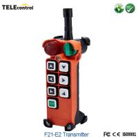 China telecontrol 6 single speed pushbuttons crane remote controller A21-E1 Transmitter for sale