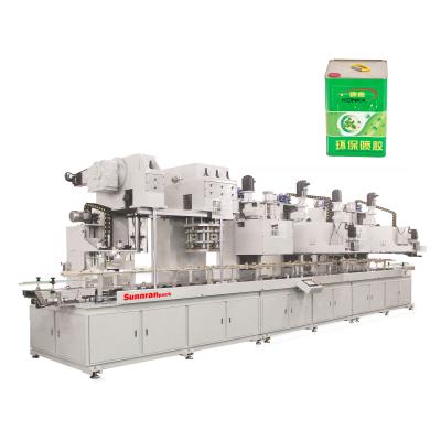 China 60KW 18 Liter Square Tin Can Making Machine For Edible Oil for sale
