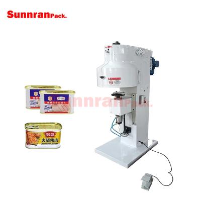 China Semi Automatic Seaming Machine Rectangular Can Seamer for Canned Meat Fish for sale