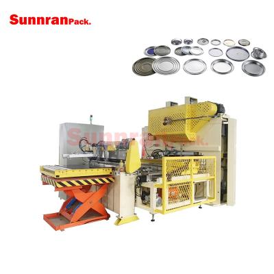 China Automatic Metal Lid Can Top Bottom Making Line Tin Can Production Line for sale