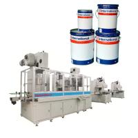 China Máquina de fabricação de recipientes de lata tipo econômico 25L para balde 35CPM totalmente automática à venda