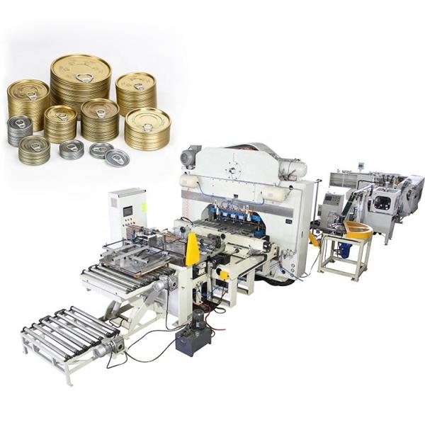 Electric Tin Can Making Machine Production Line For EOE Making