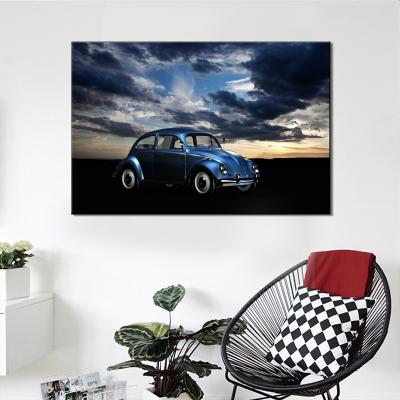 China Multicolored Modern Abstract Landscape Canvas Painting Hand painted Unframed Wall Art for sale