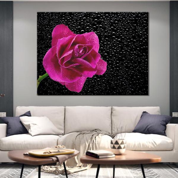 Quality Big Size Flower Different Images Handmade Oil Painting Canvas Prints For Wall for sale