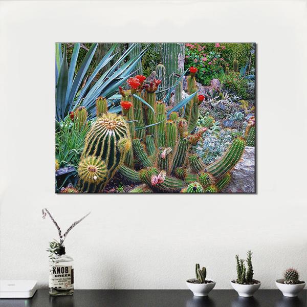 Quality Green Plants Canvas Prints Wall Decoration Different Images Handmade Oil for sale