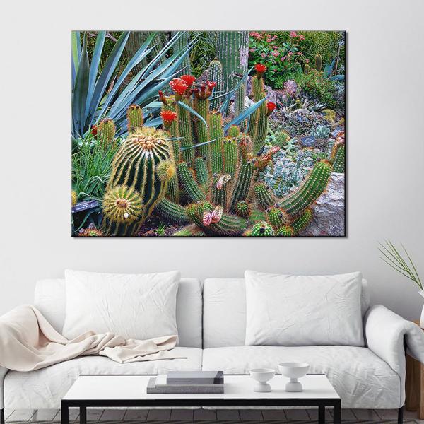 Quality Green Plants Canvas Prints Wall Decoration Different Images Handmade Oil for sale