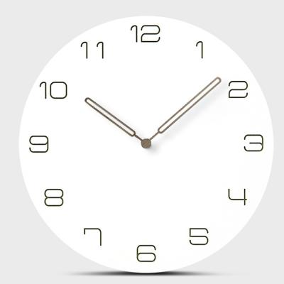 China Large Modern Wall Clock Design Wooden Wall Clock for sale