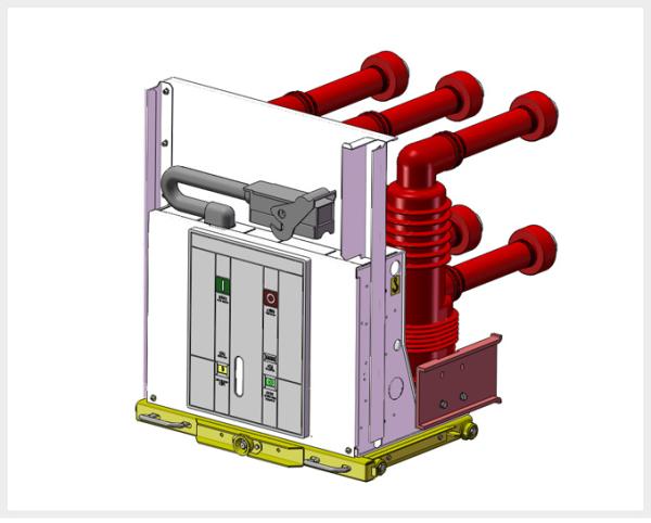 Quality VD4 MV Circuit Breaker 24kV 1250A 3 Pole Circuit Breakers Indoor for sale