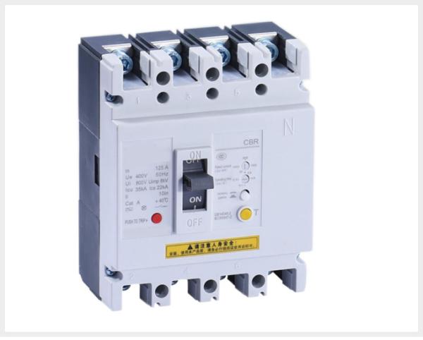 Quality High Capacity LV Circuit Breaker 125A - 630A MCCB Molded Case Circuit Breaker With Residual Current Protection for sale