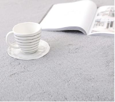 China 100% Faux rabbit fur rug carpet Polyester carpet rug Black/Brown/Gray/Red/White for kids room living room bed room for sale