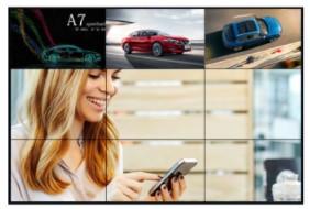Cina esposizione di parete di LCD 240VAC di 4K TFT 55in video 350cd/m2 in vendita